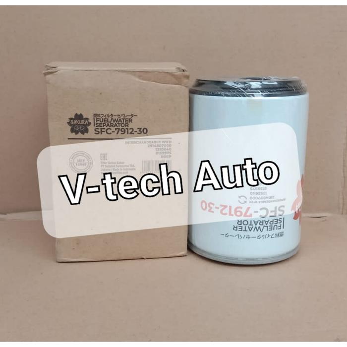 Jual Fuel Filter Solar Volvo 8159975 SFC-7912-30 SFC791230 Sakura ...