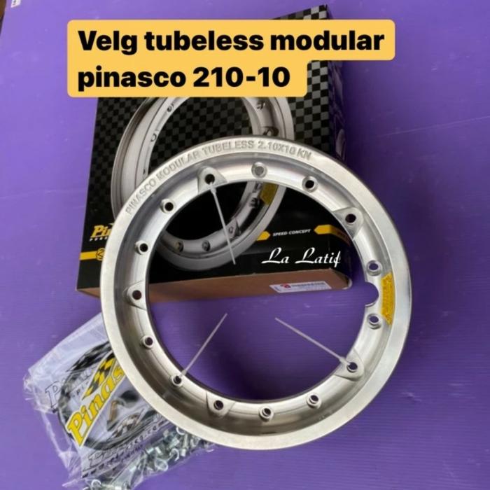 Jual Velg tubeless modular pinasco ukuran 210-10 - Polish - Jakarta ...