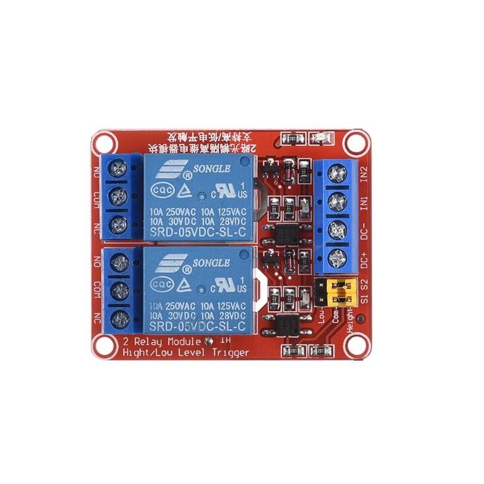 Jual 1 2 4 8 Channel Relay Module 5V 12V 24V Optocoupler High & Low ...