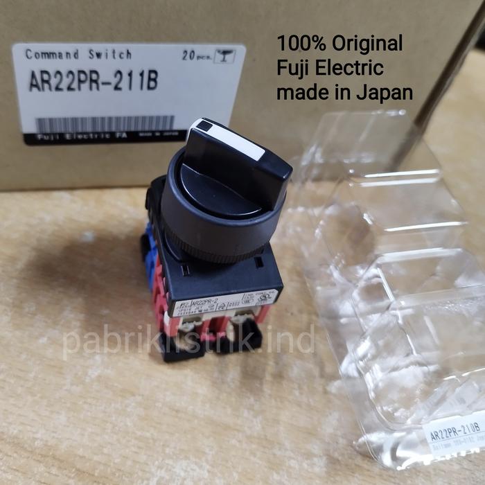 Jual Selector switch 2 posisi Dia 22mm AR22PR-211B Fuji Electric ...