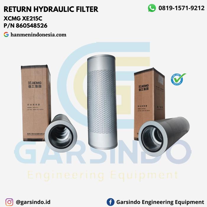 Jual RETURN HYDRAULIC FILTER XCMG XE215C P/N 860548526 - Kab. Sidoarjo ...