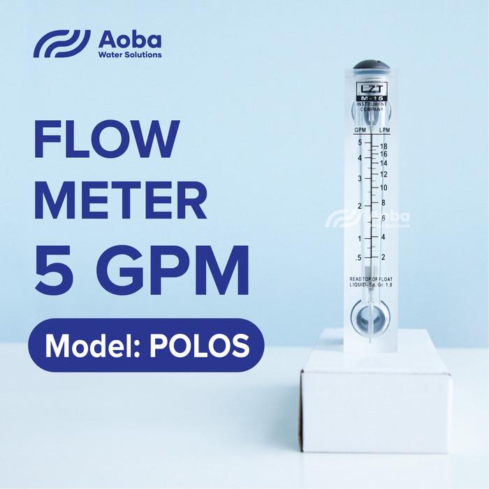 Jual Flowmeter Air 5 GPM / 18 LPM Panel Rotameter (Pendek) - Kota ...