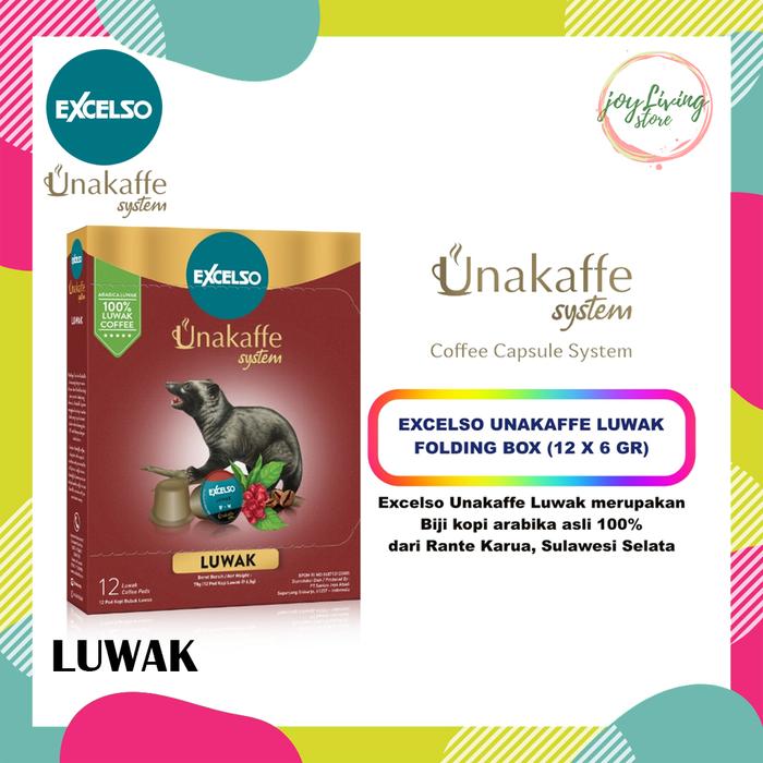 Promo Capsule Coffee Excelso Unakaffe Ecer dan Pack All Varian Rasa ...