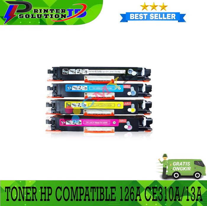 Jual Toner Hp Laserjet Color CP1025 - CE310A-CE313A 126A Compatible ...