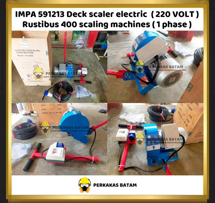 Jual IMPA 591213 Deck scaler electric Rustibus 400 scaling machines 1 ...