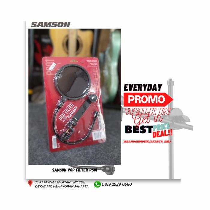Jual Samson PS01 Pop filter,BMJ - Jakarta Pusat - Bandar Musik Jakarta ...