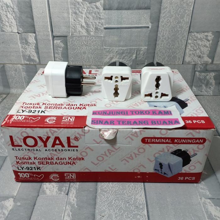 Jual WonPro Colokan Adaptor Loyal Onepro Serbaguna Steker Loyal LY-921 ...