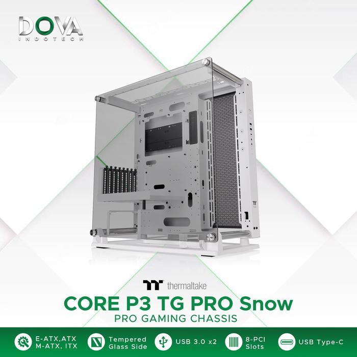 Promo Casing PC Thermaltake Core P3 TG Pro White Cicil 0% 3x - Jakarta ...