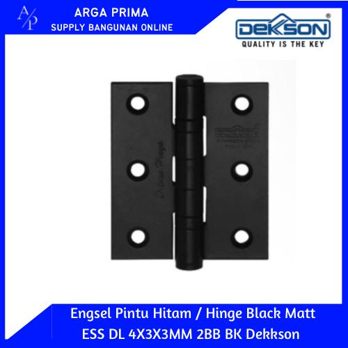 Jual Engsel Pintu Hitam / Hinge Black Matt ESS DL 4X3X3MM 2BB BK ...