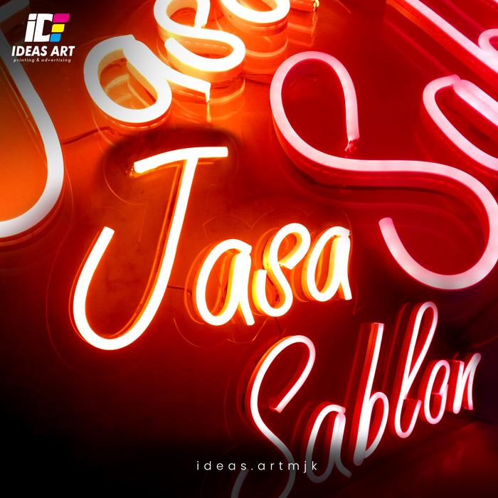 Jual Neon Flex custom Huruf/Nama/Tulisan | Neon Sign Flex Custom - Kab ...