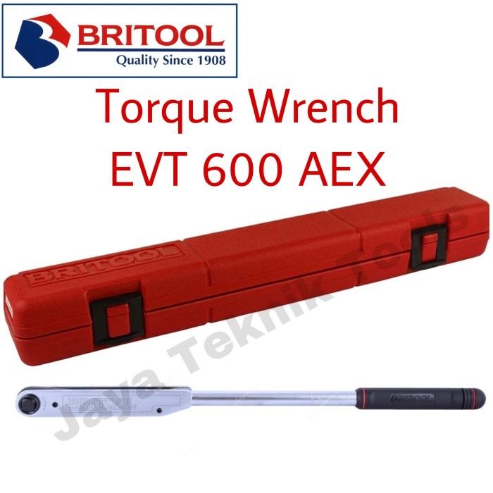 Jual Torque Wrench 1/2" inch EVT 600 AEX Britool Kunci Torx Momen Torsi ...