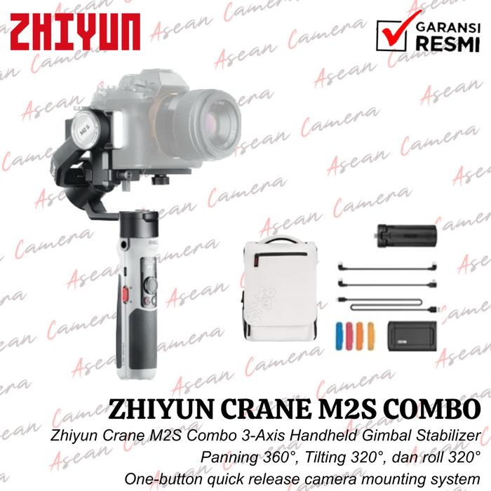 Jual Zhiyun Crane M2-S Combo Gimbal Stabilizer Kamera Crane M2S Combo ...