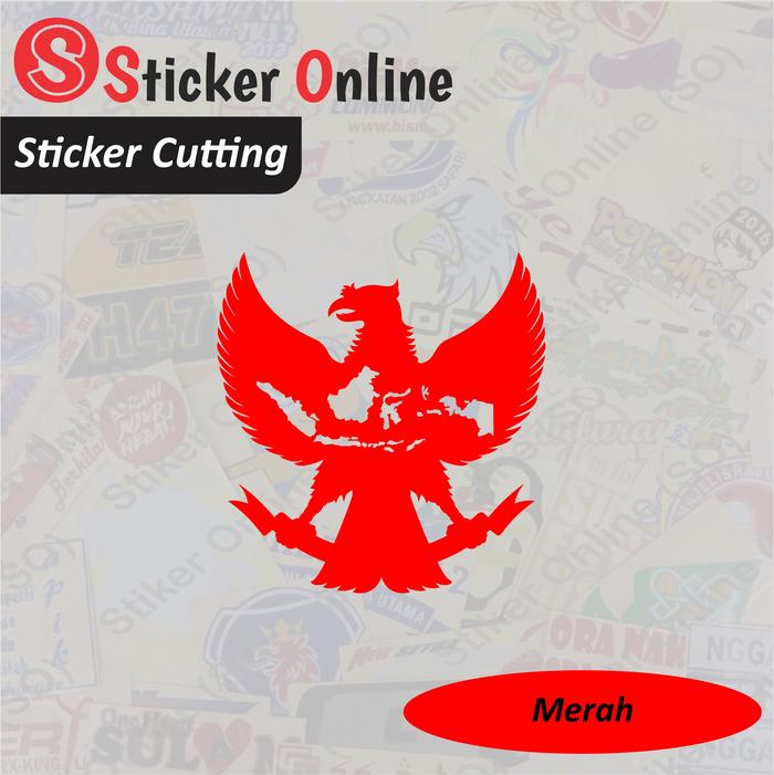 Jual Stiker Peta Indonesia Garuda | Sticker Cutting Garuda Peta ...