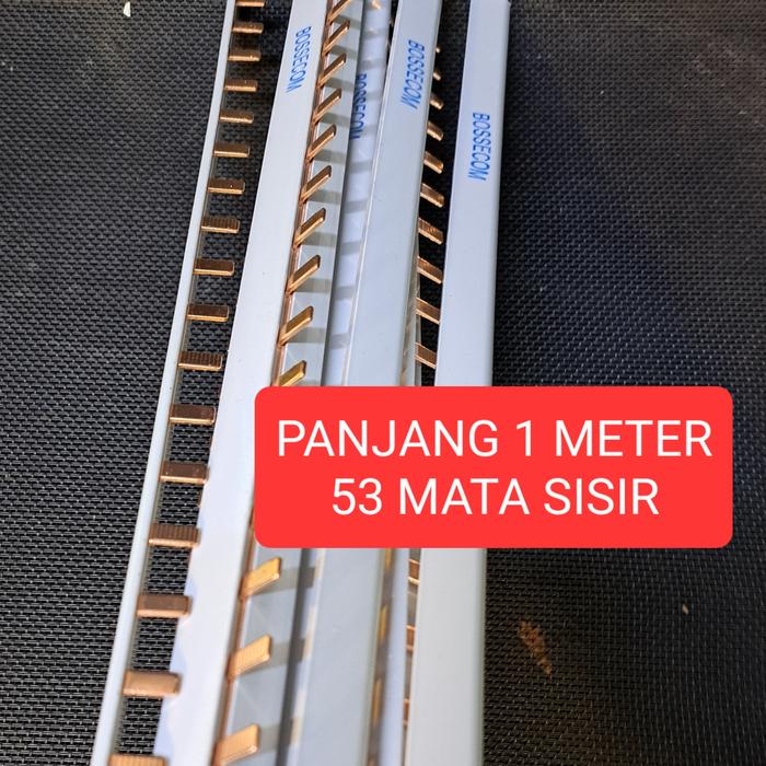 Jual Sisir MCB 1 Phase / Sisir Busbar MCB 1P ( 1 Meter ) - Jakarta ...