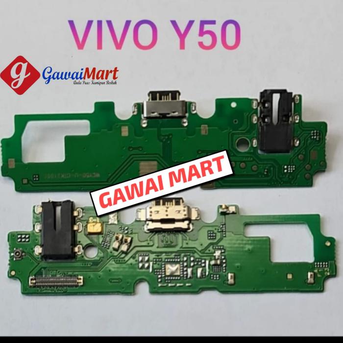 Jual KONEKTOR CAS VIVO Y50 PAPAN BOARD CHARGING FLEXIBLE CHARGER ...