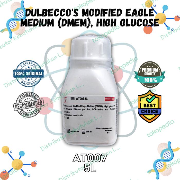 Jual DMEM (Dulbecco's Modified Eagle Medium), High glucose, 5 Liter - Kab. Bogor - Distributor ...