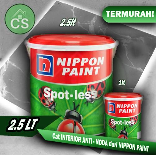 Jual Nippon Spotless Brilliant White 2.5 L / Putih / Cat Interior ANTI ...
