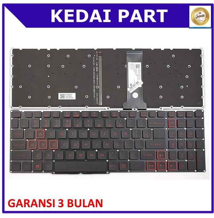Jual Keyboard Acer Nitro 5 AN515-44 AN515-55 N18c3 N20c1 Backlight ...