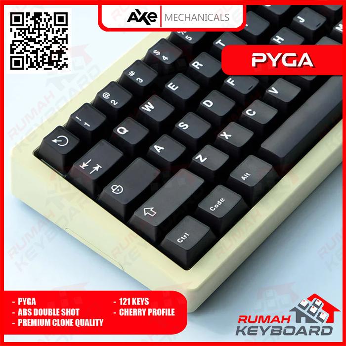 Jual KEYCAP - KEYCAPS - CHERRY - PYGA BLACK - ABS - DOUBLE SHOT ...