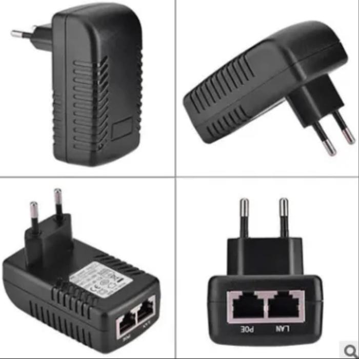Jual POE Adaptor 24Volt 1Amp Buat IPCAM Hikvision Dahua 24V 1A ...