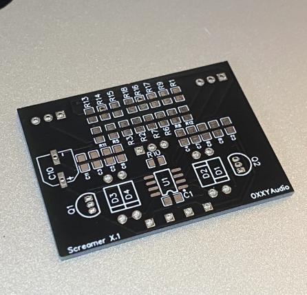 Jual Effect Guitar Screamer based on Tube Screamer Clone PCB efek gitar ...