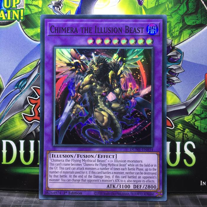 Jual Yugioh Chimera the Illusion Beast - DUNE super rare - Jakarta ...