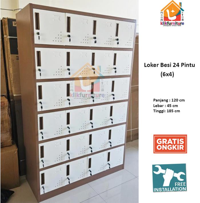 Promo Locker Besi / Loker Besi / Loker File Besi 24 PINTU AKL24 Cicil 0 ...