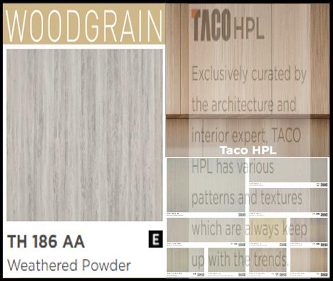 Jual TACO HPL Woodgrain TH 186 AA - Weathered Powder - Jakarta Barat ...
