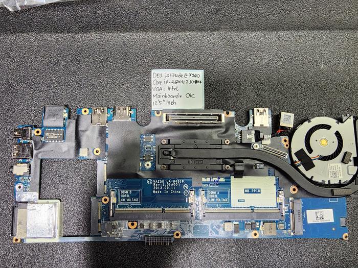 Jual Motherboard Dell Latitude E7240 VAZ50 LA-9431P SR1EA Core i7-4600 ...