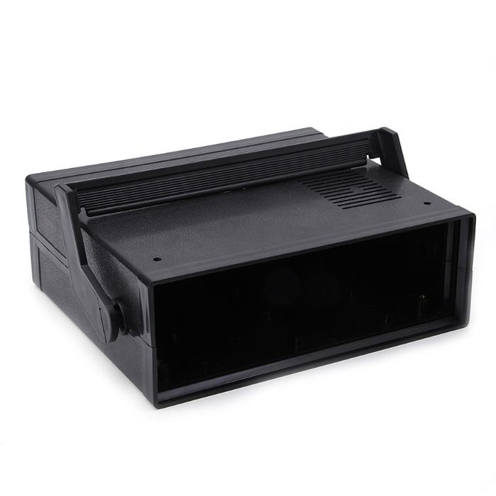 Jual Waterproof Plastic Electronic Enclosure Project Box Black ...