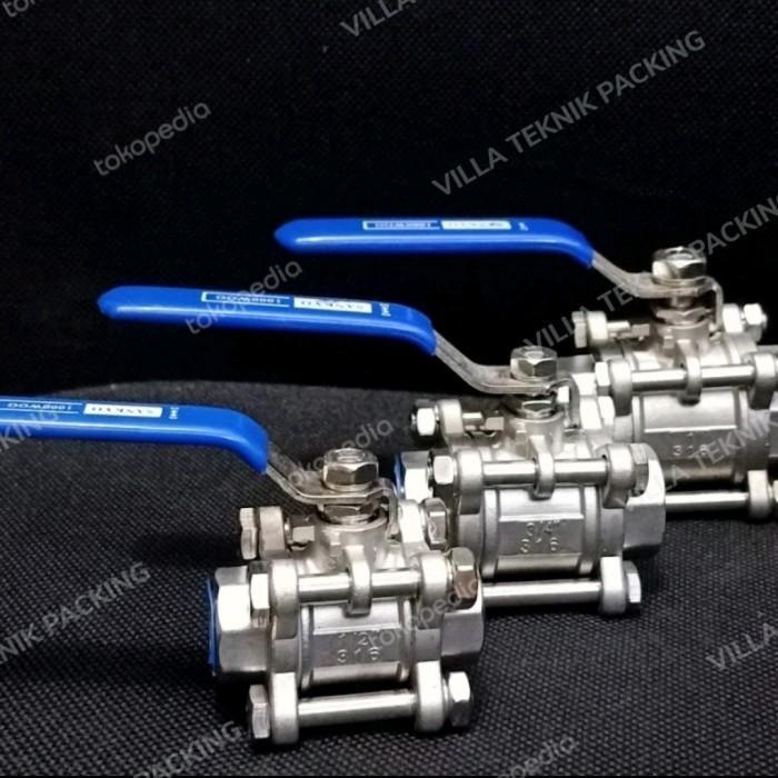 Jual Ball Valve / Stop Kran SANKYO 2" Inch 1000 WOG SS316 TYPE 3PC - Jakarta Barat - VILLA ...