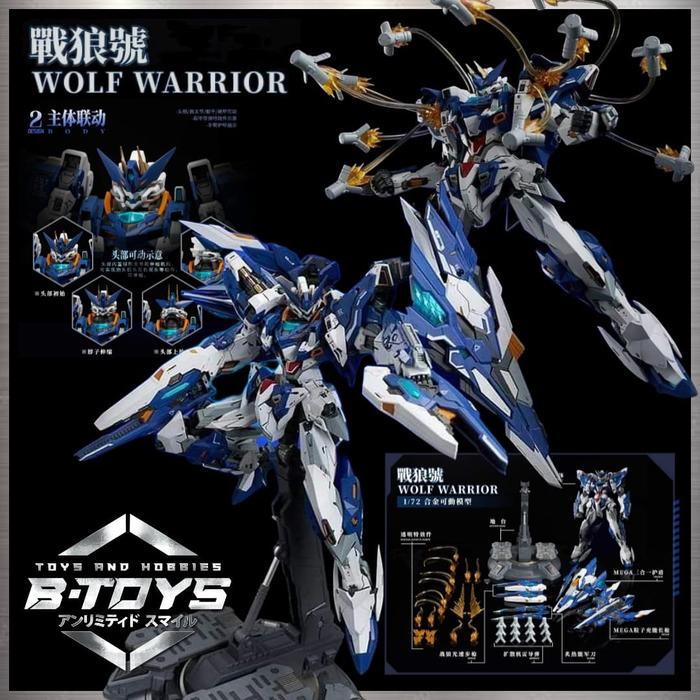 Jual animester x nuclear gold Wolf Warrior 1/72 Metal Build figure ...