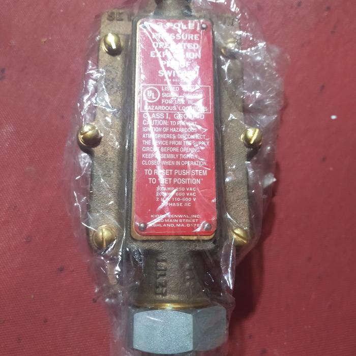 Jual KIDDE-FENWAL 3 P PRESSURE OPERATED EXPLOSION PROOF SWITCH ...