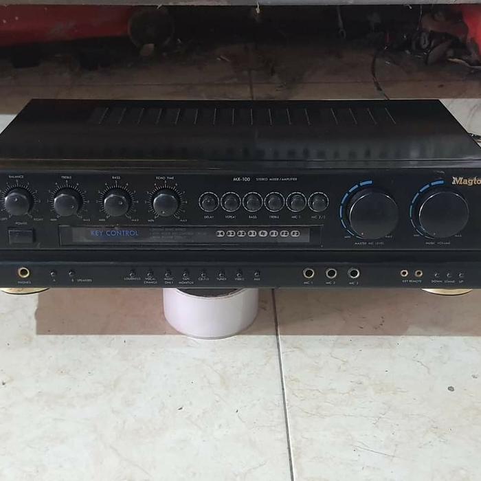 Jual power amplifier mixer karaoke rumahan intergrated 200wat MAGTONE ...