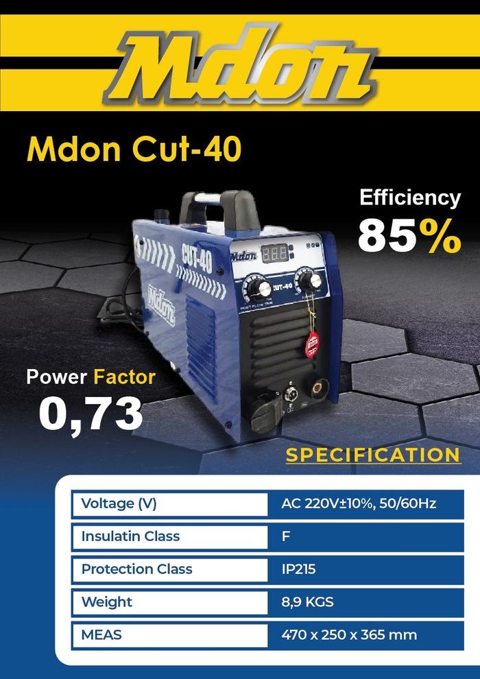 Jual Mesin Las Potong Besi Mdon CUT40 / Plasma Cutting CUT 40 - Pakai ...