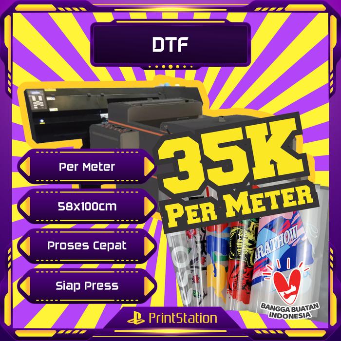 Jual Print DTF Meteran / Sablon Digital Murah Cepat Bagus - Kota Bandung - PrintStation | Tokopedia