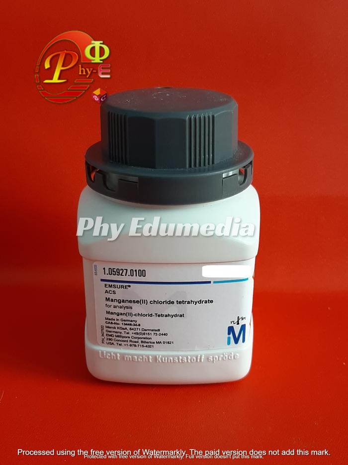Jual manganese (II) chloride tetrahydrate (MnCl2.4H2O) Merck ecer per ...