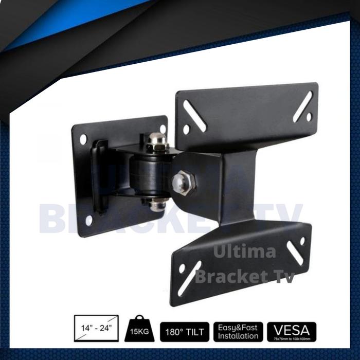 Jual Bracket braket breket Tv Lcd Wall Mount 14"-24" - Jakarta Timur ...