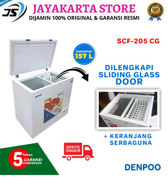 Jual CHEST FREEZER DENPOO SCF 205 CG FREEZER BOX - Kota Semarang ...