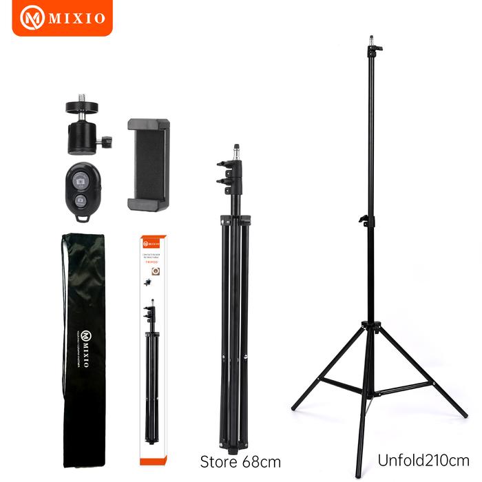 Promo MIXIO 3521 PAKET KOMPLIT TRIPOD 2M +REMOT BLUETOOTH +BALL HEAD+ ...