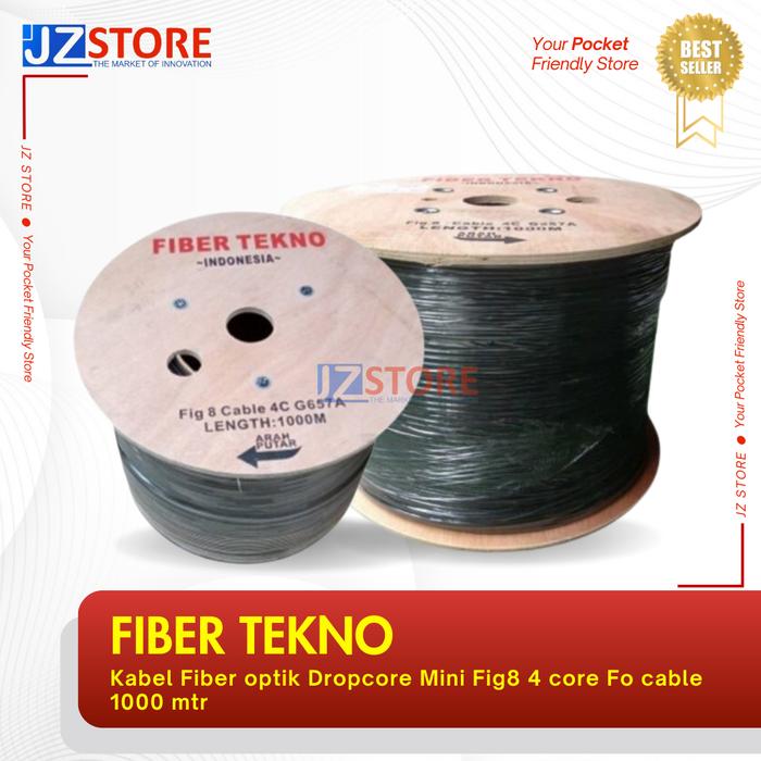 Jual Kabel Fiber optik Dropcore Mini Fig8 4 core Fo cable 1000 mtr - 4 ... Jual Kabel Fiber optik Dropcore Mini Fig8 4 core Fo cable 1000 mtr - 4 ...