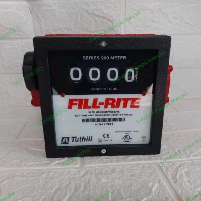 Jual Flowmeter minyak fill rite 4digit 1'5inchi series 900 asli usa ...