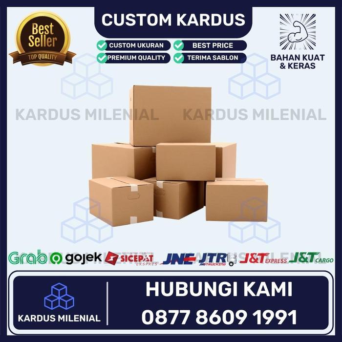 Jual Kardus Custom Box Polos Cetak min 100 pcs - Kab. Tangerang ...