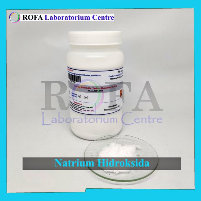 Jual Natrium Hidroksida Sodium Hydroxide NaOH Butiran 500 Gram ...