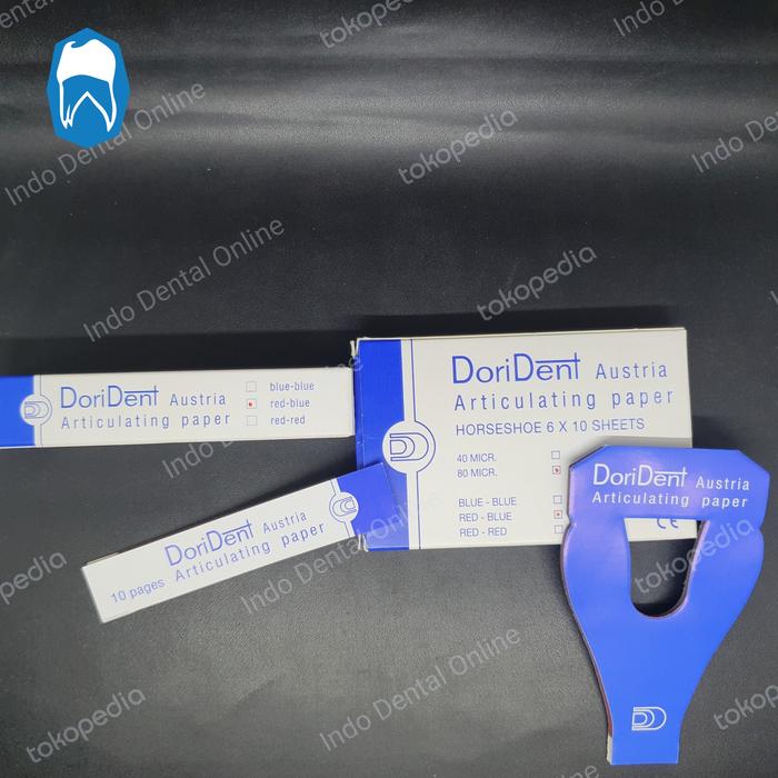 Jual Articulating Paper Kertas Artikulasi Dental Karbon Oklusi ...