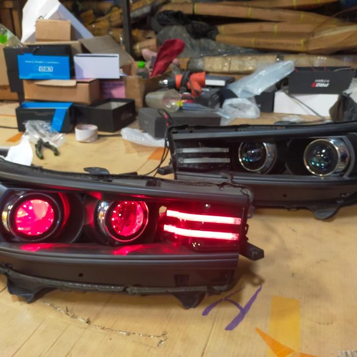 Jual READY stok HEADLAMP Innova Reborn Dobel BILED 220watt siap PASANG ...