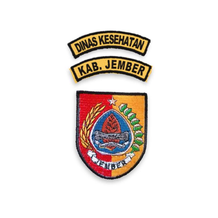 Jual Bed Bordir Logo Dinas Kabupaten Jember - Bordir Kab Jember - Logo ...