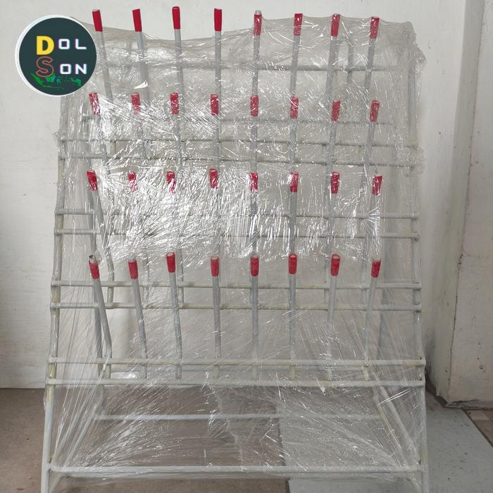 Jual 32 peg pegs drying rack laboratorium rak pengering glassware lab ...