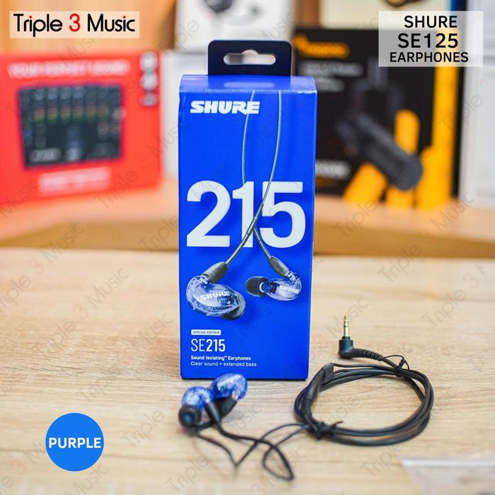 Jual SHURE SE215 Pro Purple Iem Panggung in ear monitor ORIGINAL - Kota ...