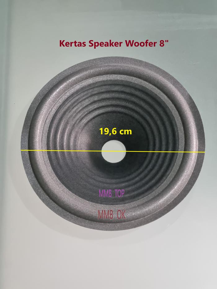 Jual kertas speaker 8 in Daun speaker wofer 8 in Conus speaker 8 in ...